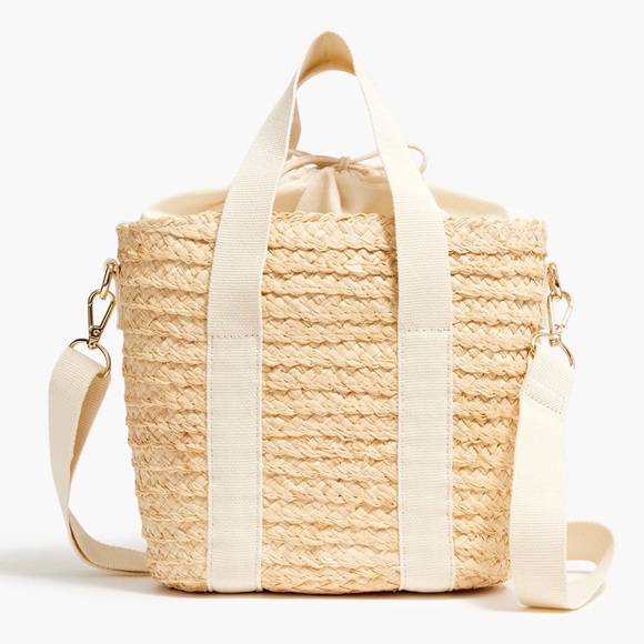 J Crew Straw Bag